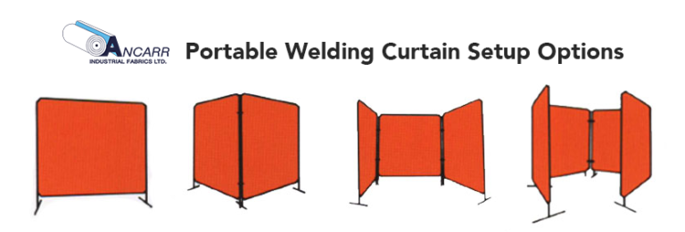 Industrial Welding Curtain Screens | Ancarr Industrial Fabrics